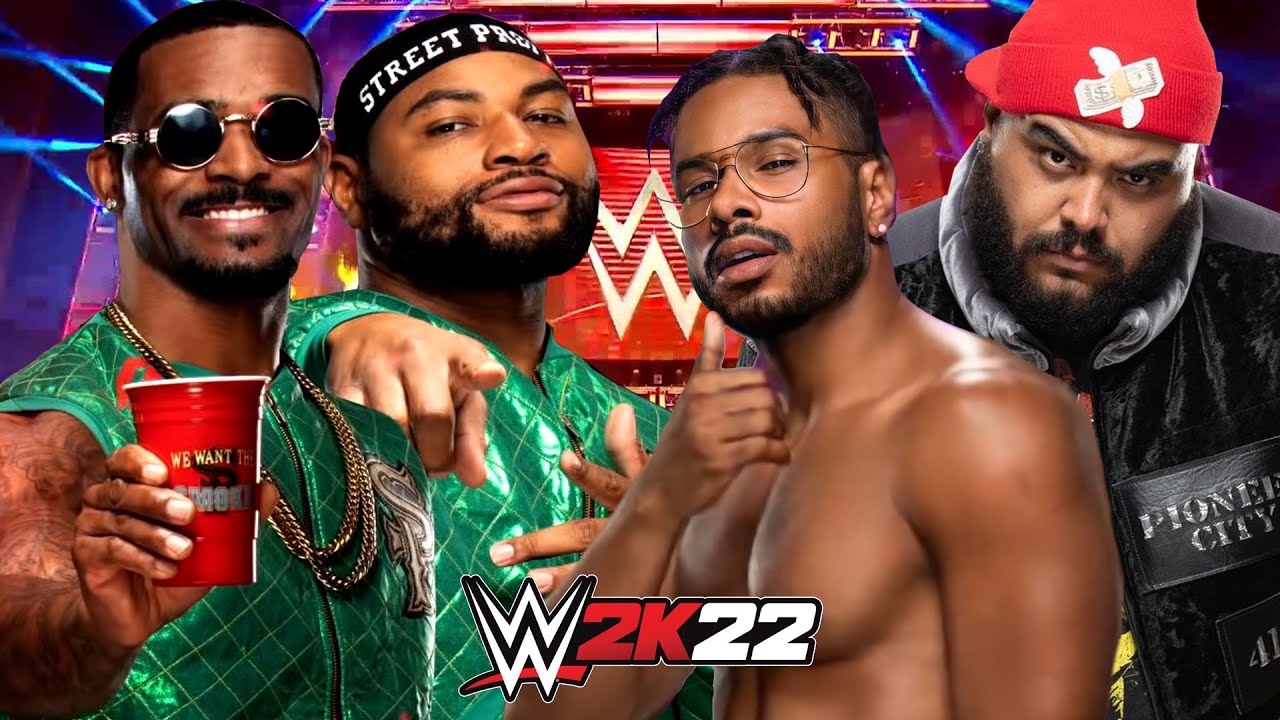 STREET PROFITS vs HIT ROW | WWE 2K22 - YouTube