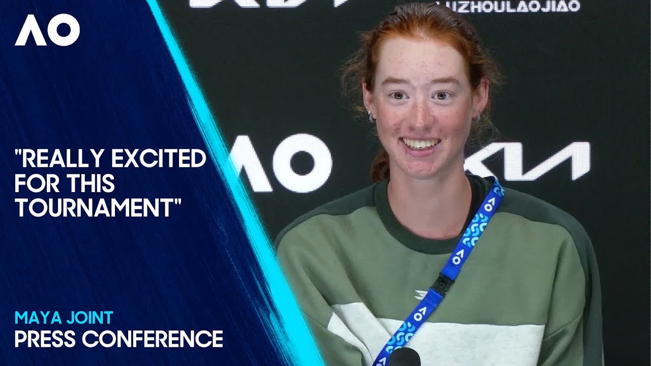 Maya Joint Press Conference | Australian Open 2025 Pre-Event - YouTube