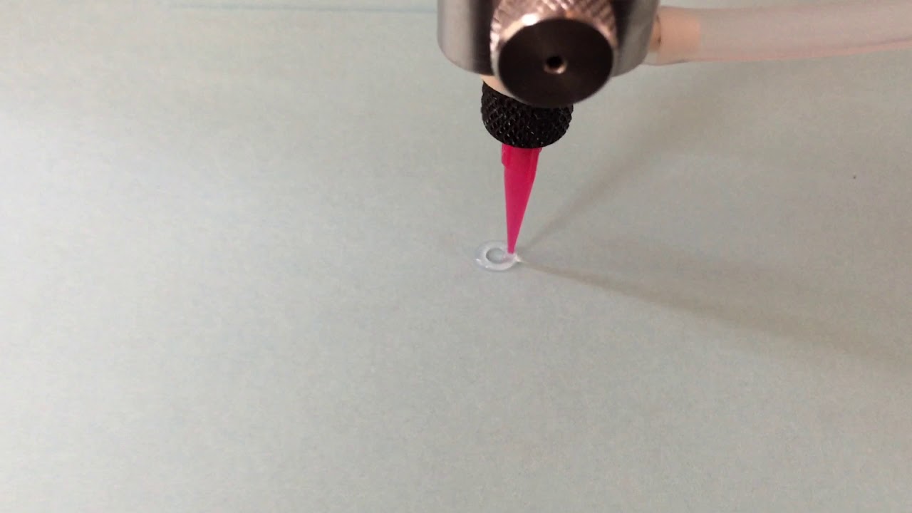 Dispensing RTV Beads and Dots - YouTube