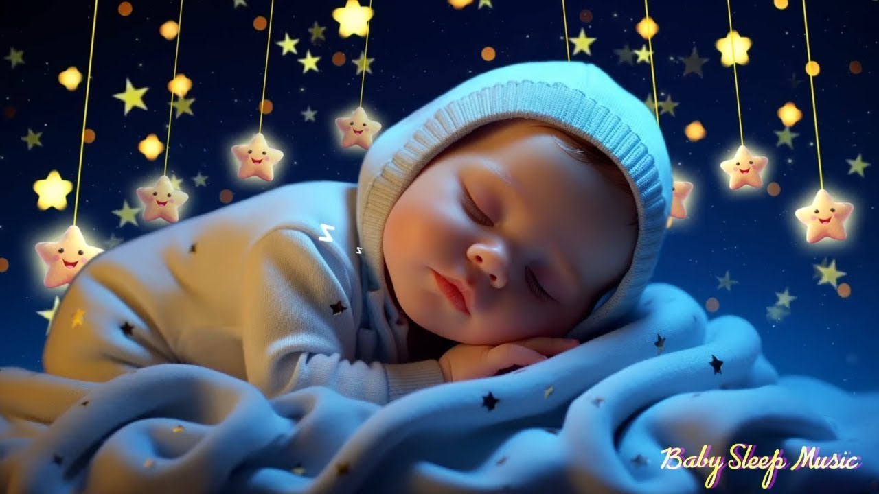 Overcome Baby Insomnia Instantly 💖 Mozart & Brahms Sleep Music for ...