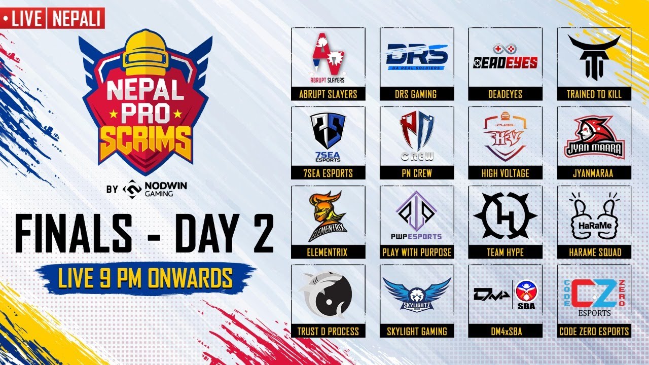 [Nepali] PUBG Mobile Nepal Pro Scrims | Finals Day 2 | Nepal’s Top ...