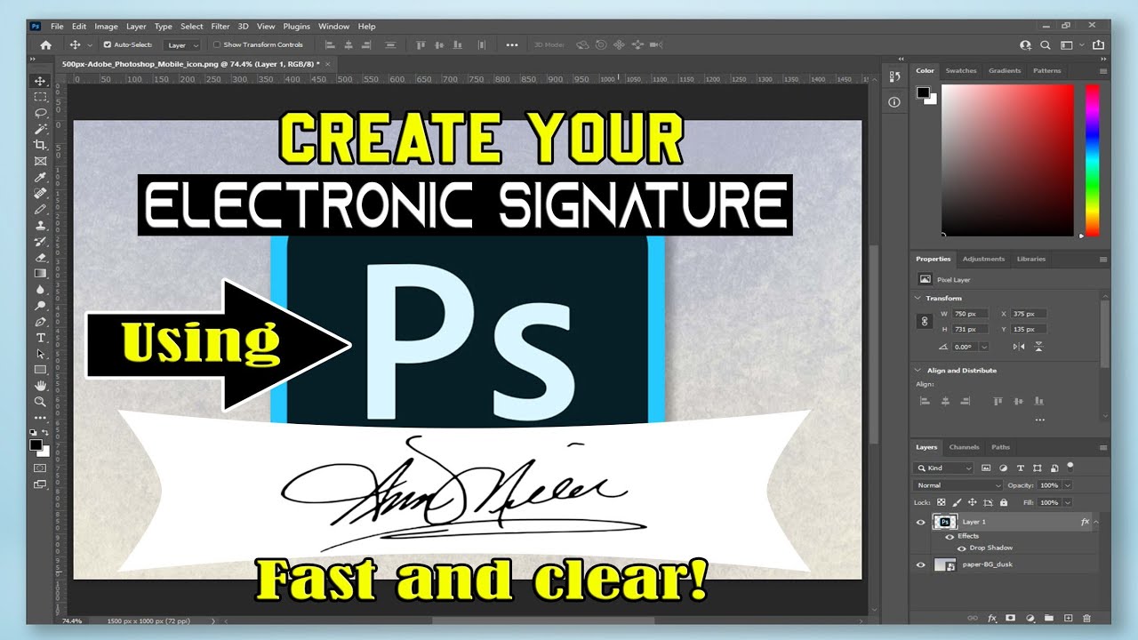 Electronic Signature Tutorial #E-signature #electronicsignature # ...