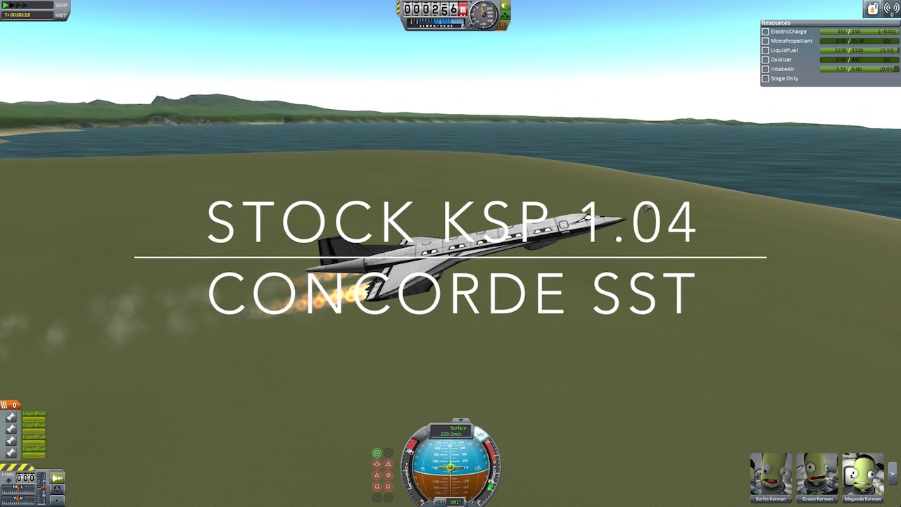Stock KSP Concorde SST - YouTube