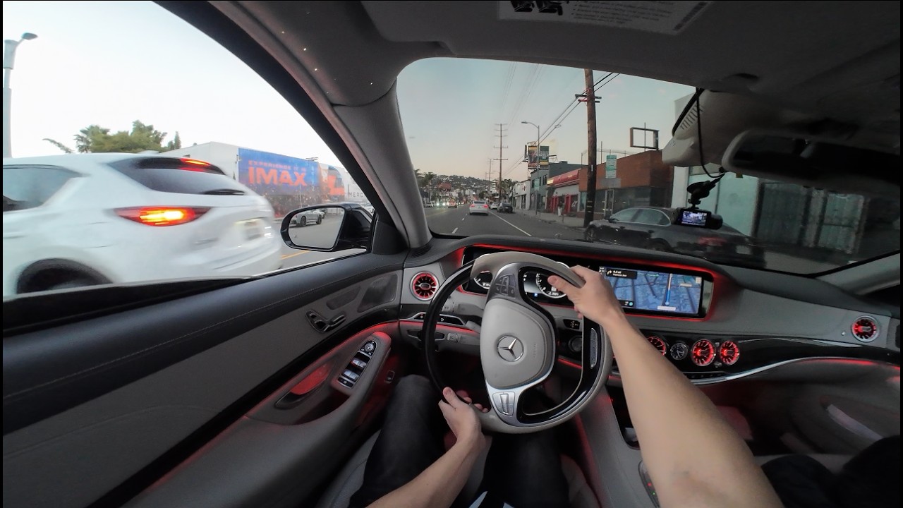 5PM DRIVE IN MURDERED OUT S Class POV DRIVE - YouTube