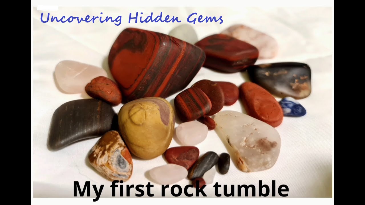 Uncovering Hidden Gems - My First Rock Tumble - YouTube
