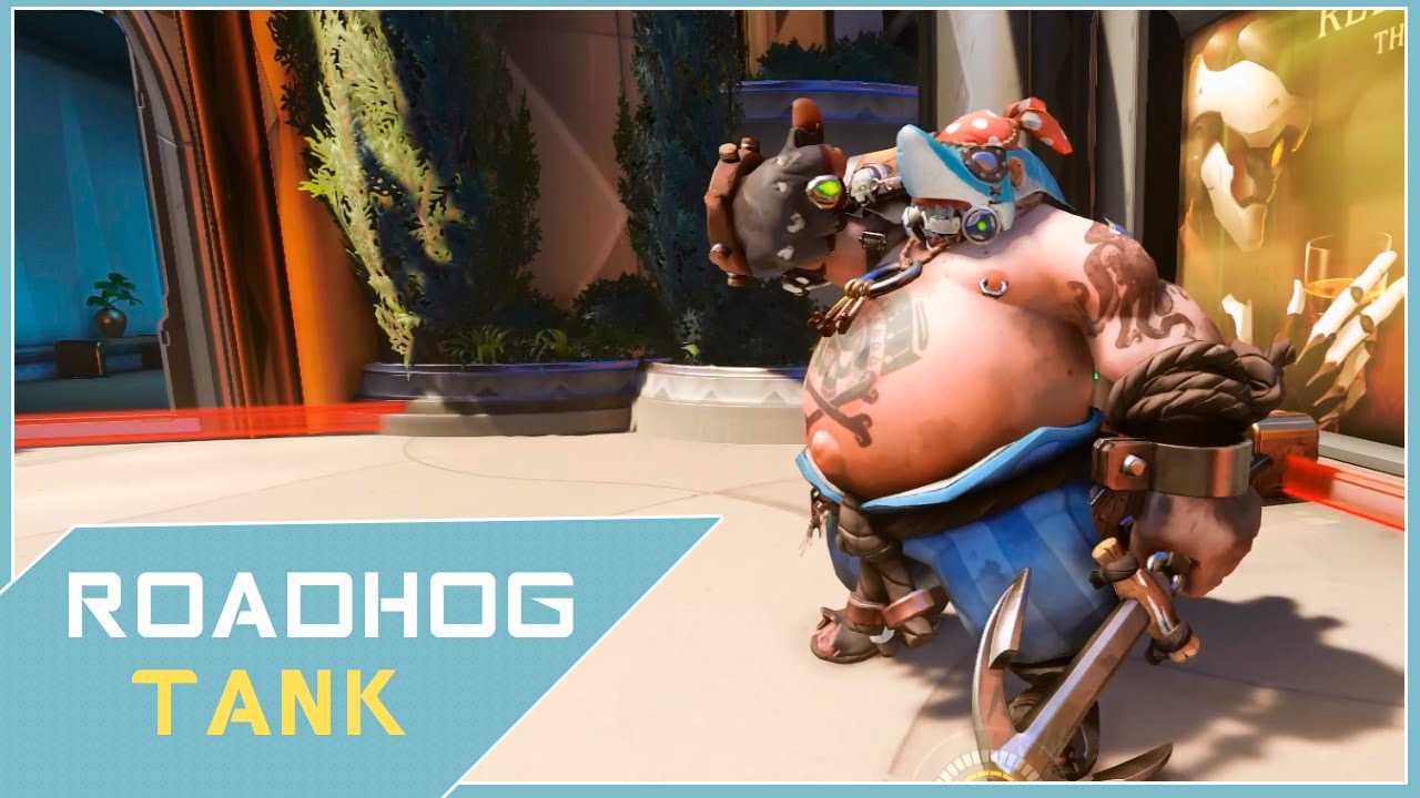 Como Pez En El Agua Con Roadhog | Overwatch - YouTube
