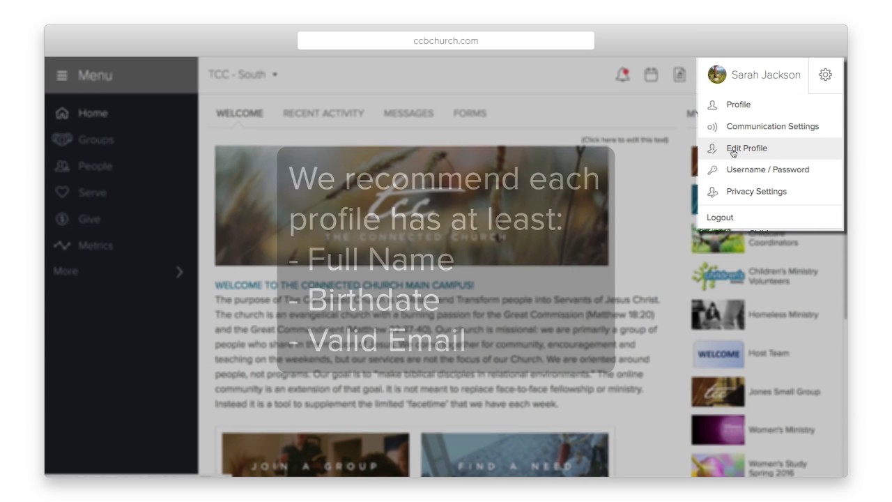 Church Community Builder: Master Admin - Overview - YouTube