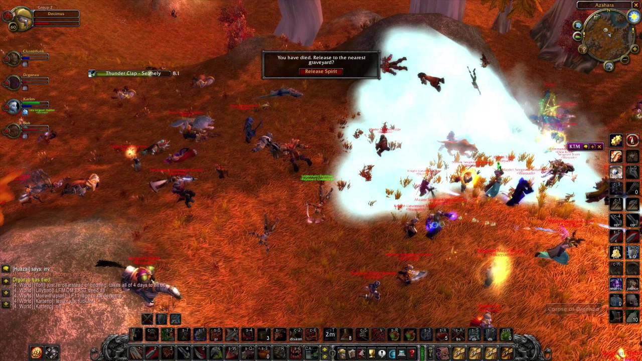 Elysium/Zeth'Kur Azuregos and Dire Maul Patch Release World PvP! - YouTube
