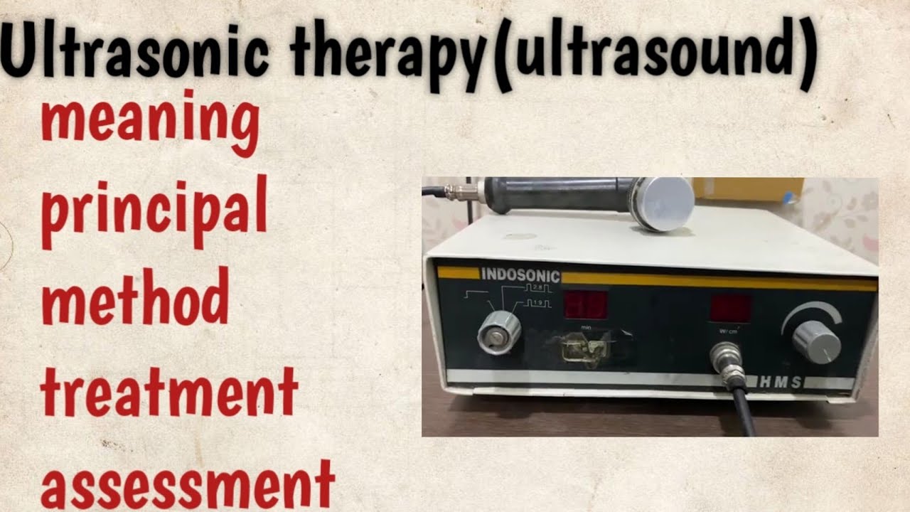Ultrasound therapy ( Ultrasonic therapy) in physiotherapy method ...