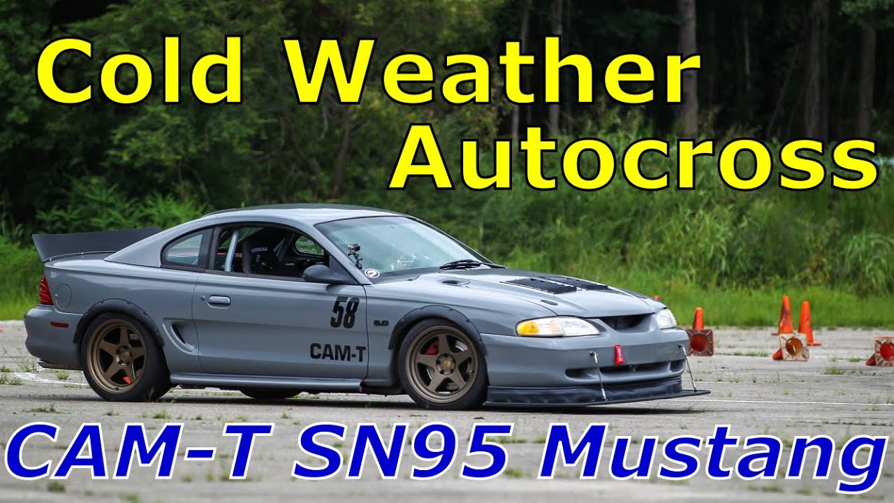 Cold Weather Autocross - CAM-T SN95 Mustang - Event #12 - YouTube