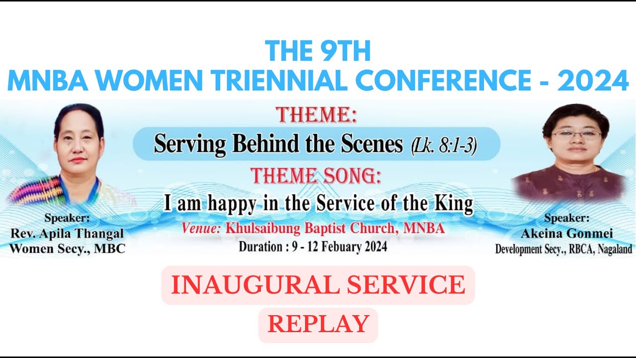 Inaugural Service | The 9th MNBA Women Triennial Conference - 2024 ...