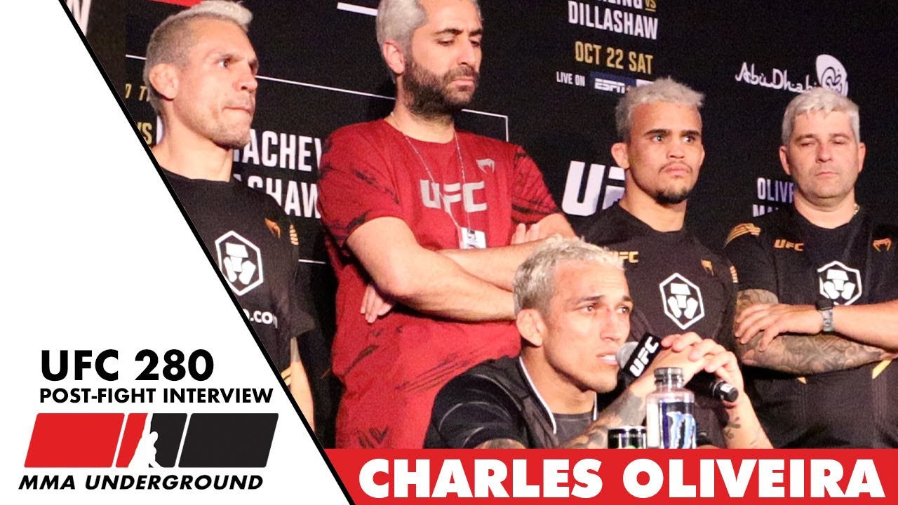 Charles Oliveira UFC 280 post-fight press conference - YouTube