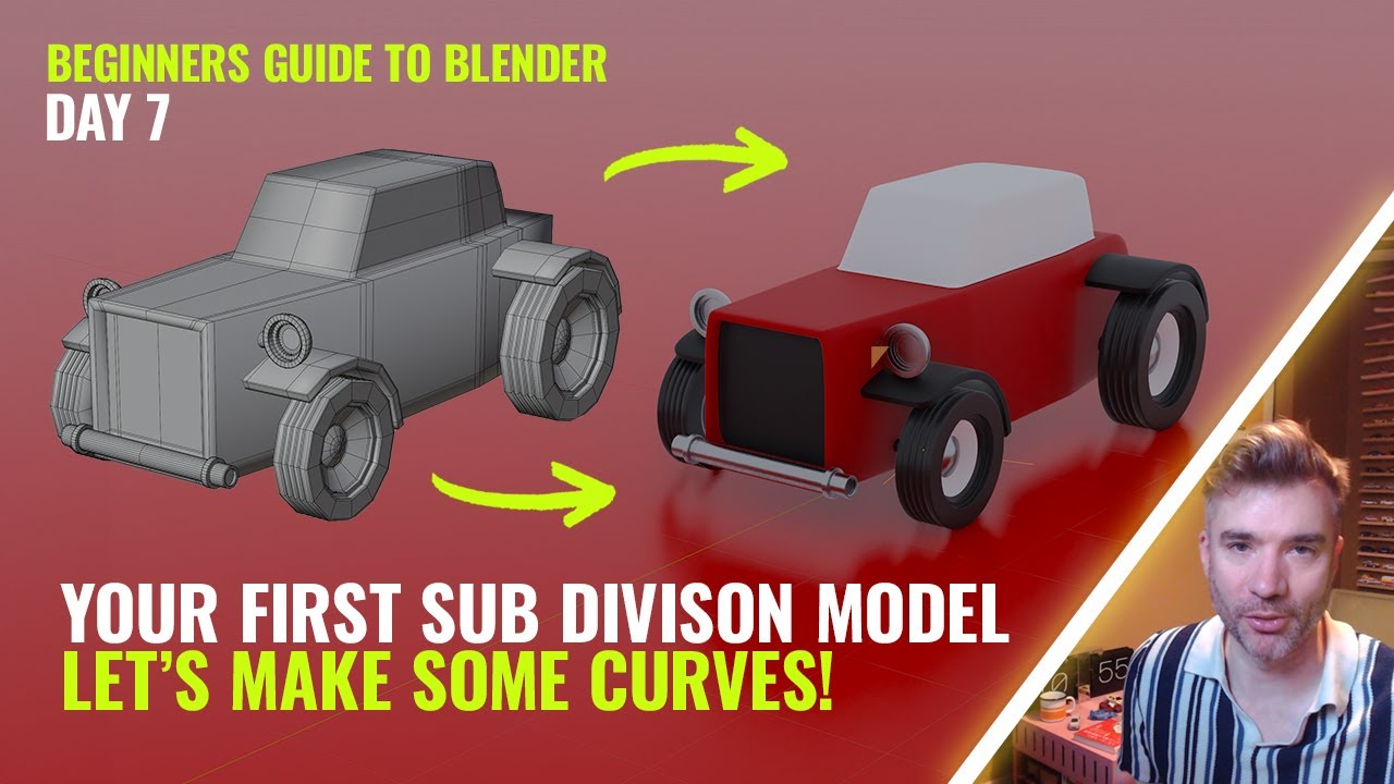 An ABSOLUTE beginners guide to Sub Division modelling in Blender - Make ...