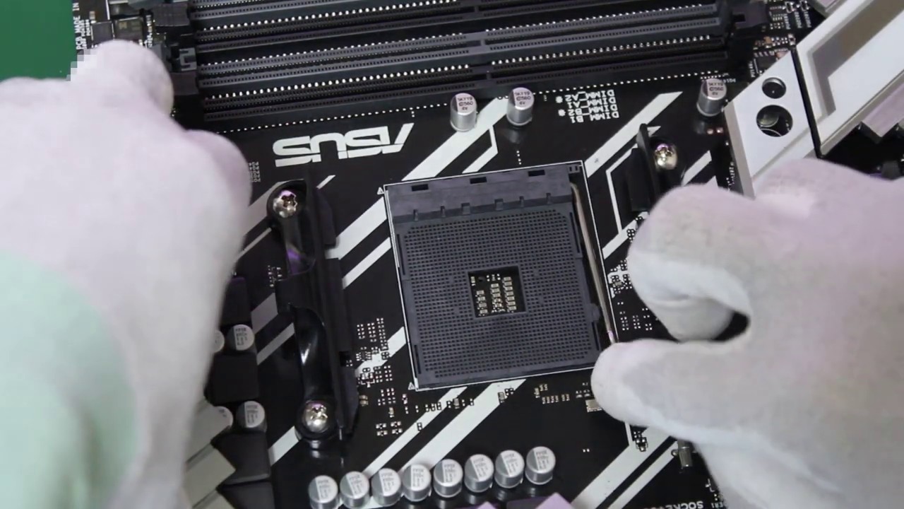 AM4のCPUの取り付け方 - YouTube