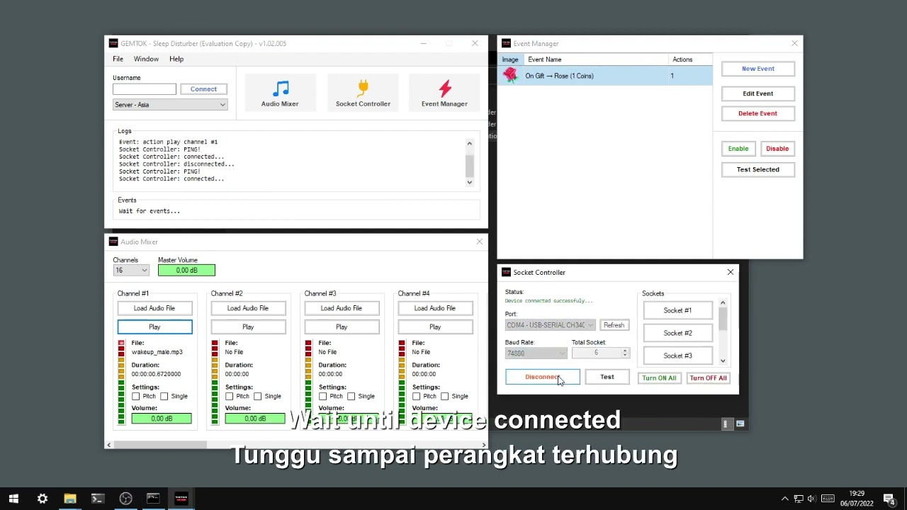 Interactive Sleep How To Play Sound And Turn ON OFF Light When Receiving GIFT On TikTok LIVE Interactive Sleep How To Play Sound And Turn ON OFF Light When Receiving GIFT On TikTok LIVE