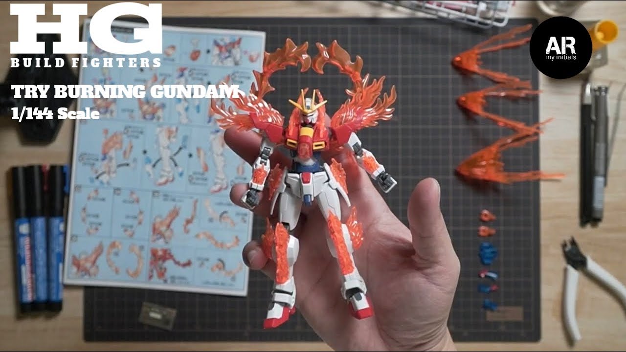 HG TRY BURNING GUNDAM | HG BUILD FIGHTERS | BUILD - YouTube