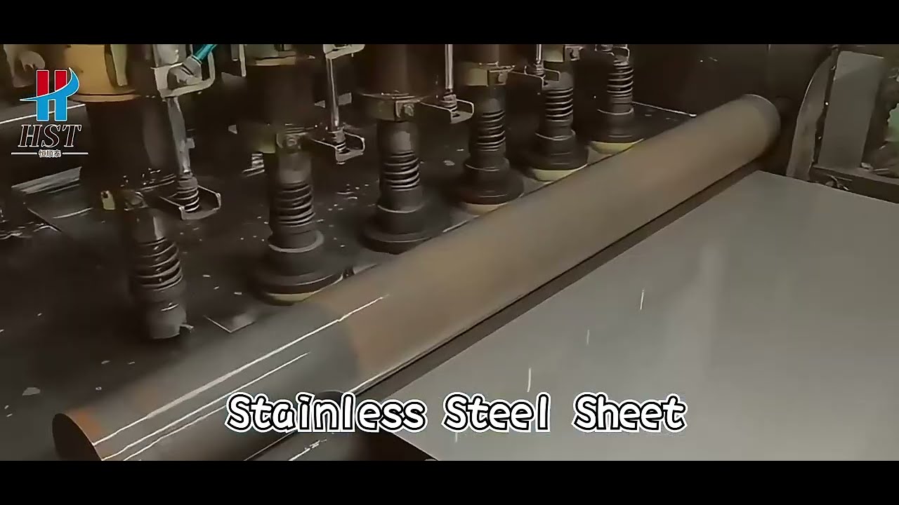 The production line of Stainless steel plate/sheet - YouTube