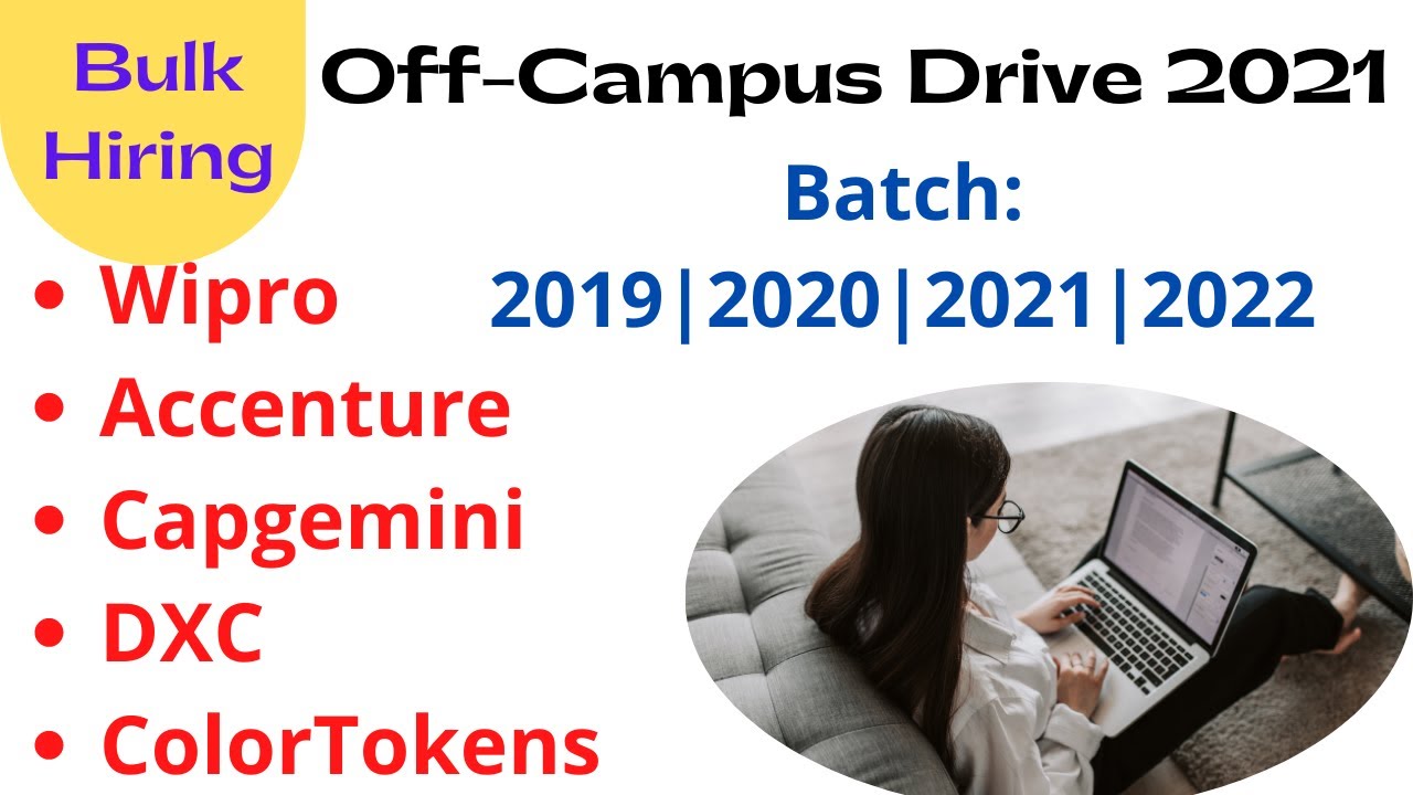 Bulk Hiring|| Off-Campus Drive 2021 || Batch:2019|2020|2021|2022 ...