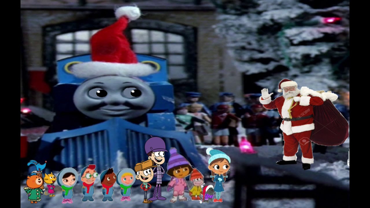 Thomas & his special friends meeting Father Christmas himself (1 week ...