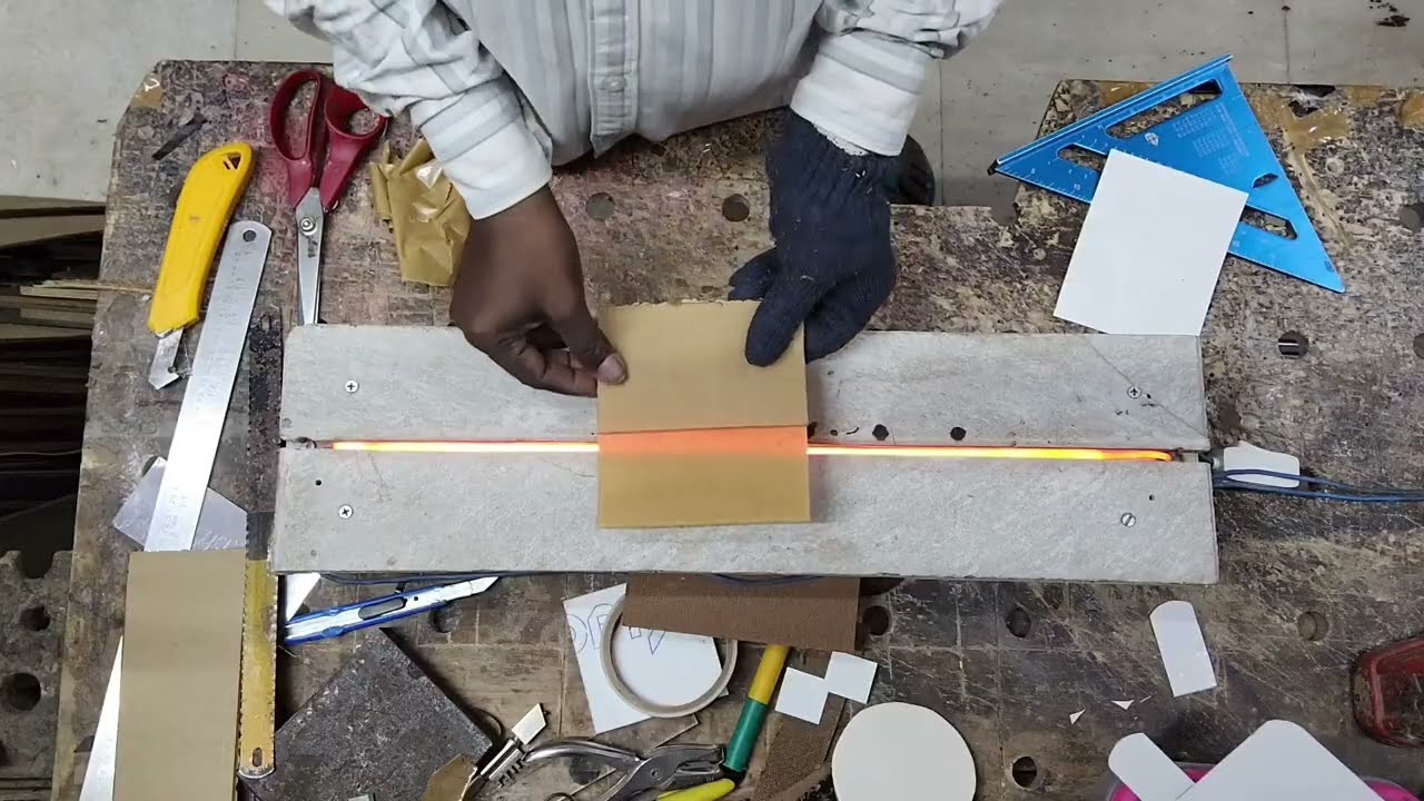Acrylic binding table stand frame - YouTube