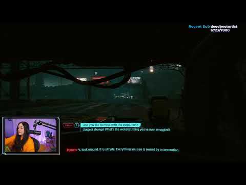 Cyberpunk 2077 - Sasha stretches and shows feet!