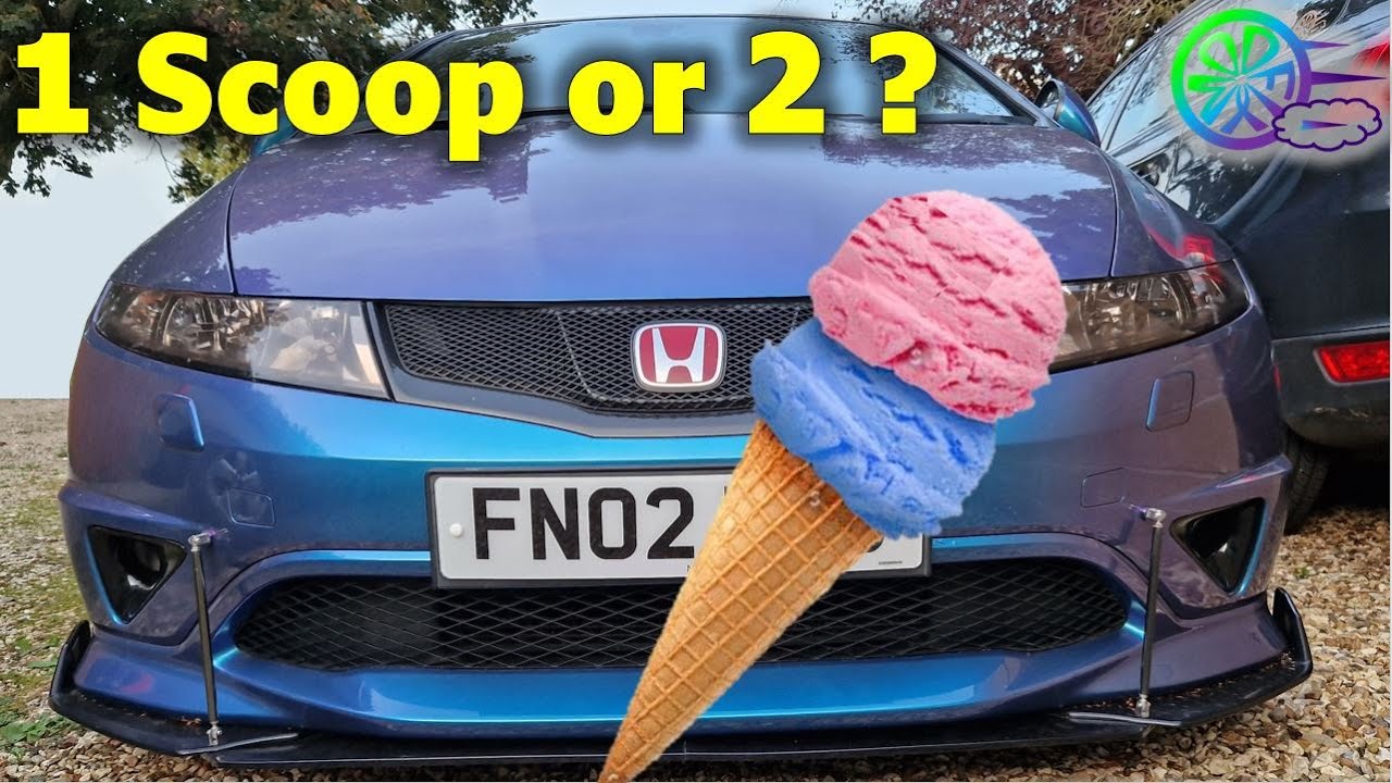 Fog Light Scoops and Cold Air Feed Pipe | Honda Civic Type R FN2 - YouTube