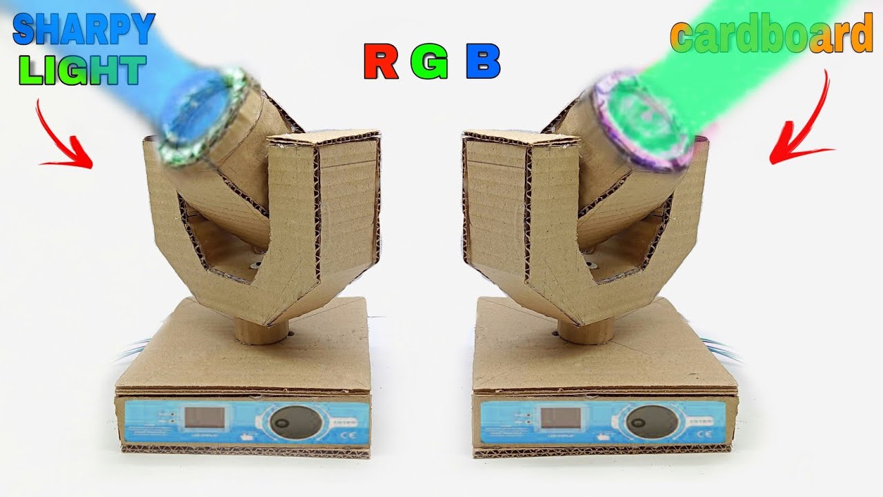 How to Make sharpy Light At Home || How to Make DJ Light - YouTube