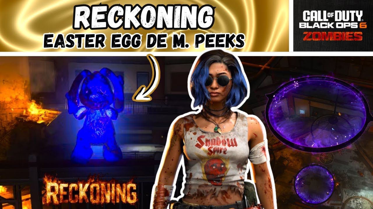 [BO6] RECKONING : Easter Egg de M.Peeks | Call of Duty 🧸 - YouTube