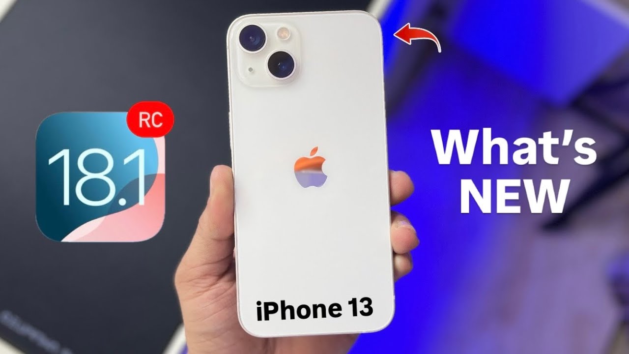 iOS 18.1 RC on iPhone 13 - What’s New on iPhone 13 - How to Install iOS ...