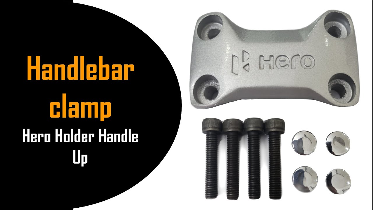 Hero Holder Handle Up Handlebar Clamp - YouTube
