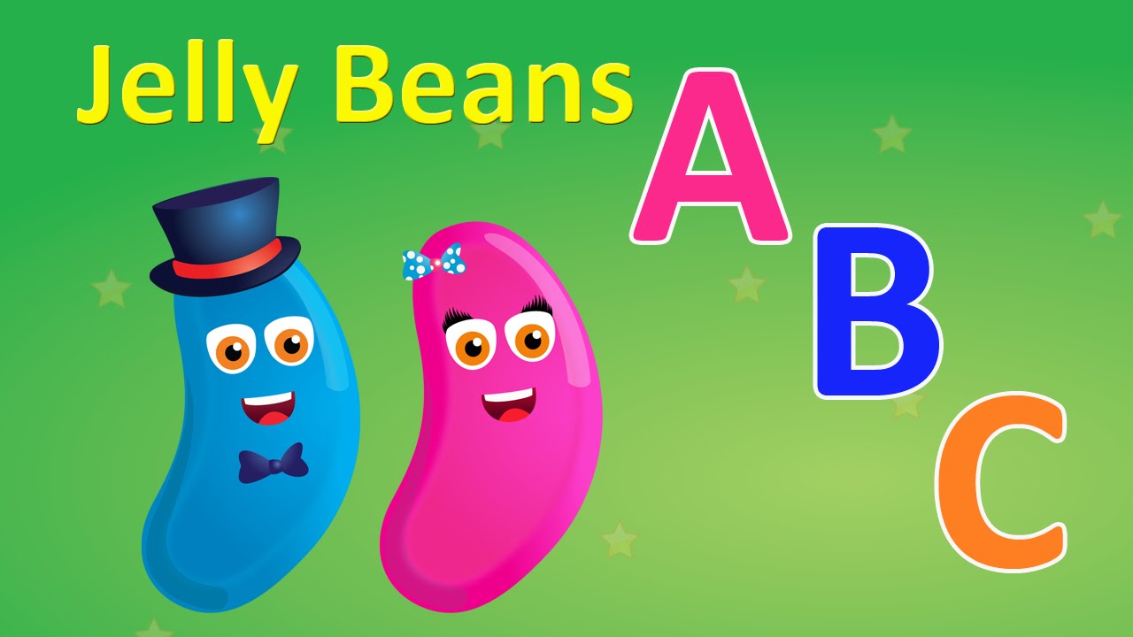 ABC Song for Kids | Jelly Bean Alphabet Song for Baby | Nursery Rhymes ...