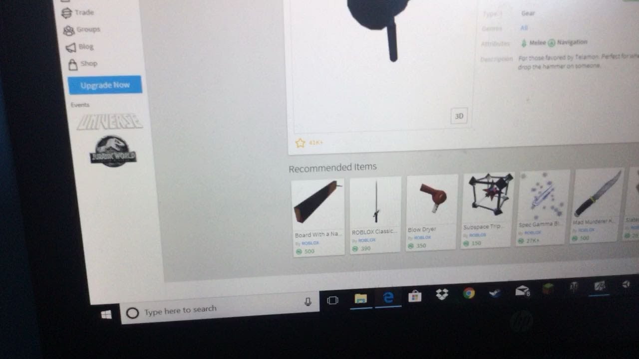 How to get the ban hammer for free and on every game!!!! - YouTube
