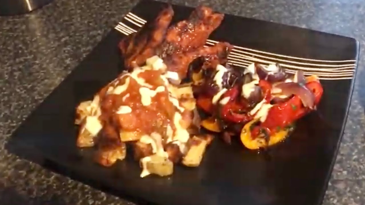 Smoky Spanish Chicken with Patatas Bravas and Aioli - YouTube