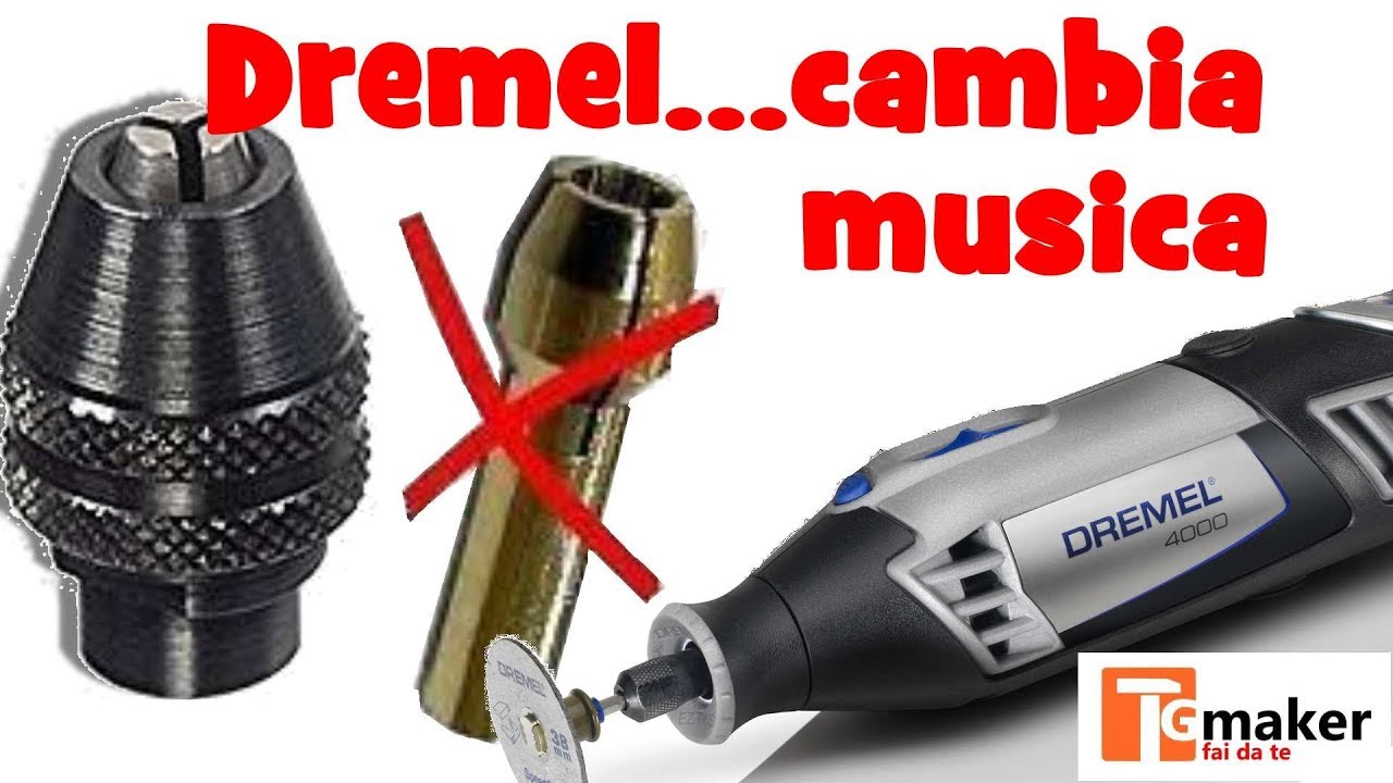 Cambio del mandrino al Dremel - YouTube