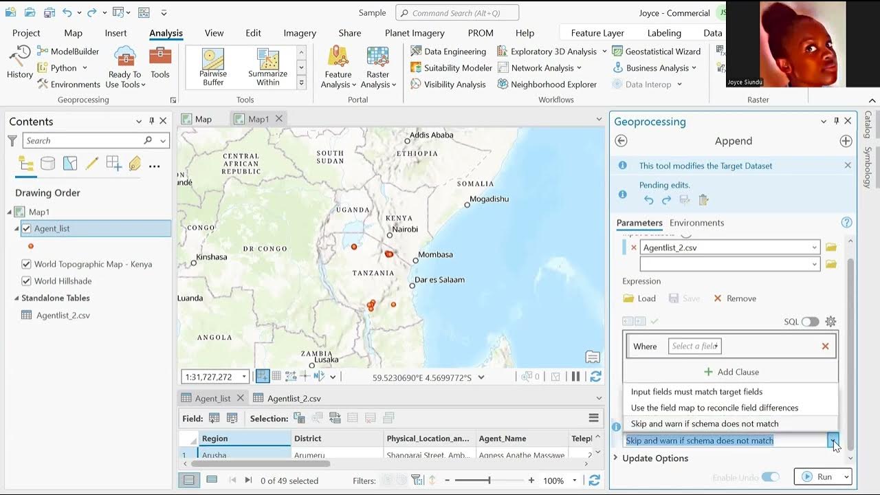 Appending data in ArcGIS Pro - YouTube