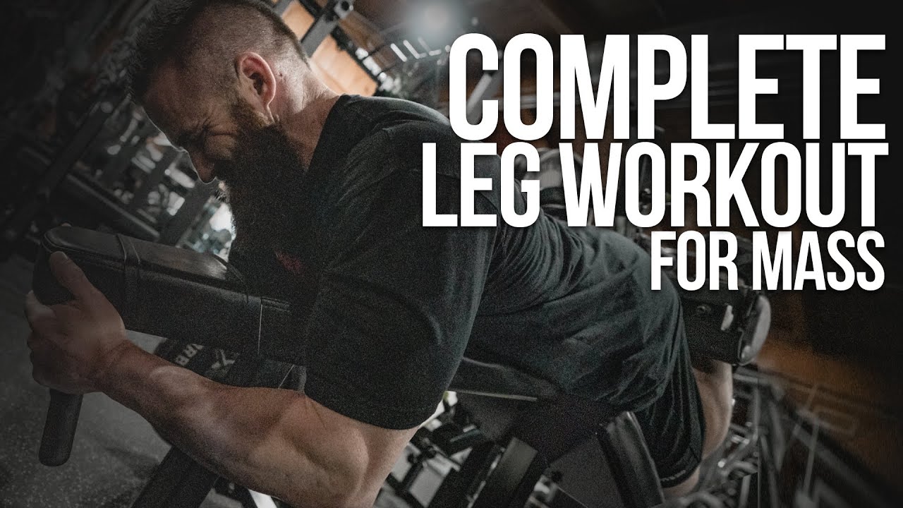 Hypertrophy Coach Full Leg Workout for Huge Quads Hams and Glutes - YouTube