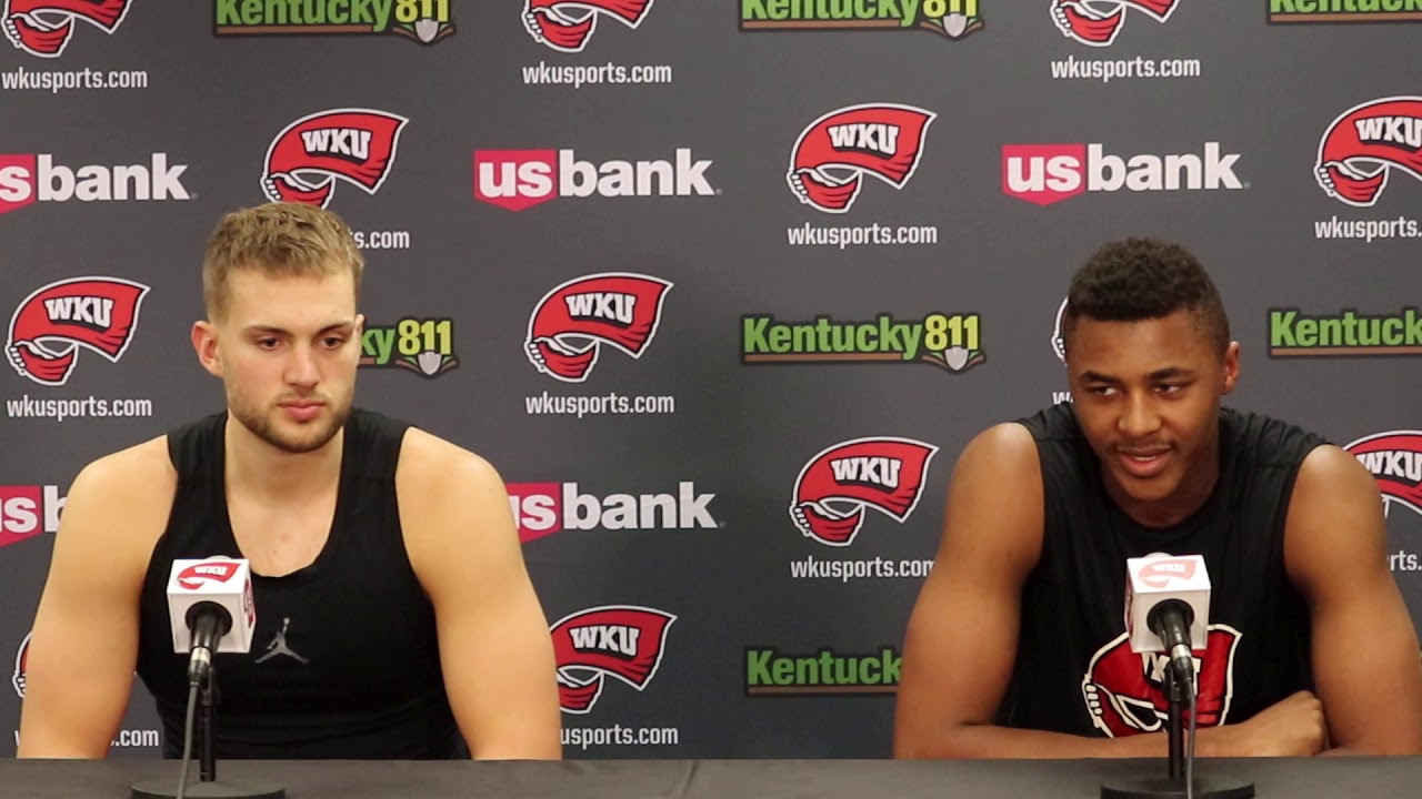 WKU MBB Carson Williams and Isaiah Cozart 11-13-19 - YouTube