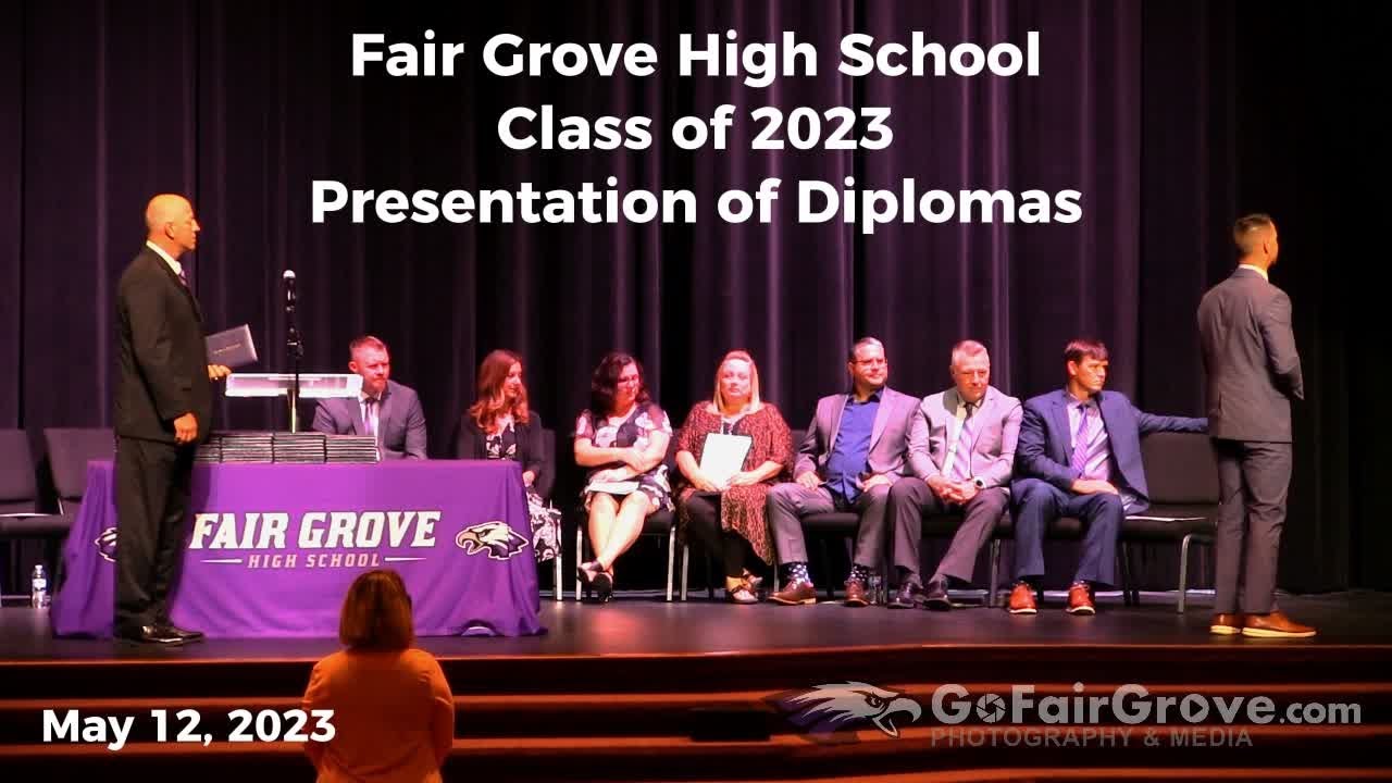 Fair Grove High School Graduation - Class of 2023 - Presentation of ...