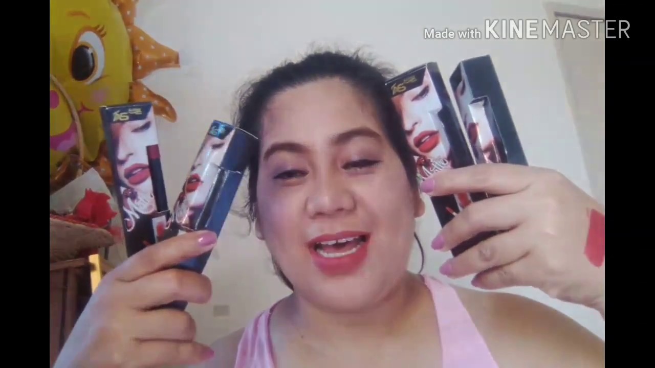 Review: Ashley Shine Ultra HD Matte Lip Color - YouTube