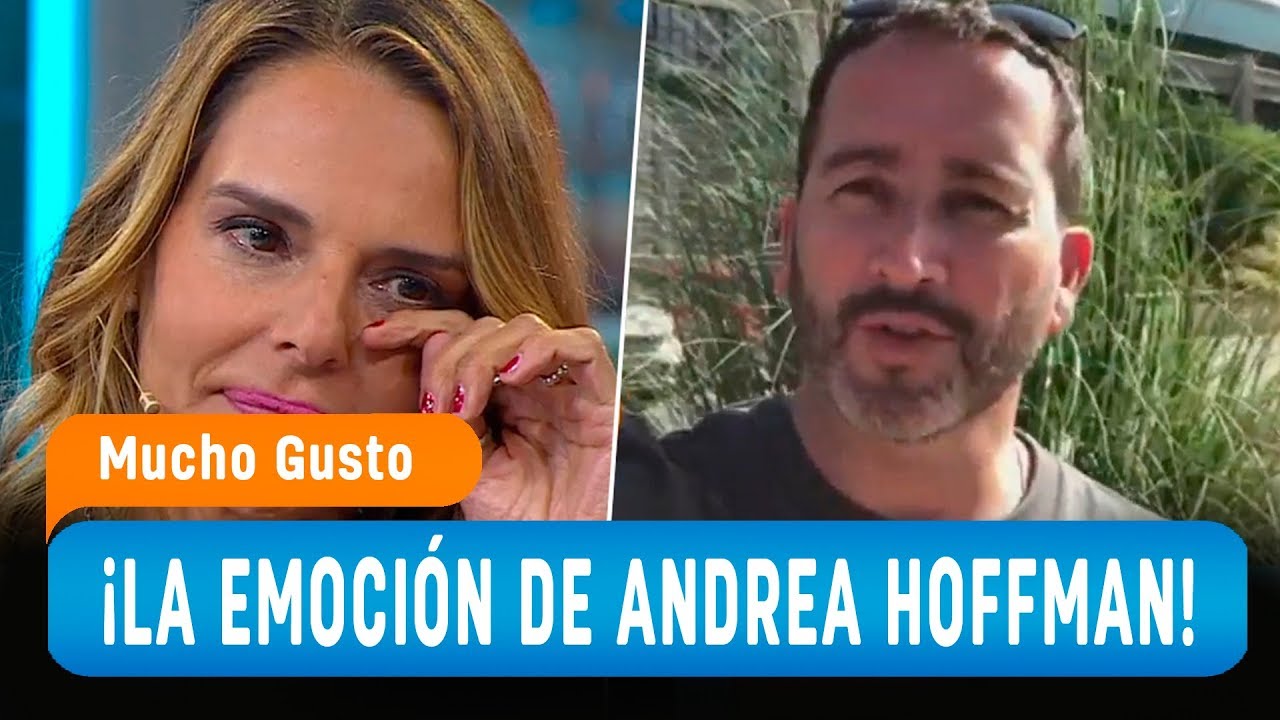 Los saludos que provocaron la emoción de Andrea Hoffman en Mucho Gusto ...