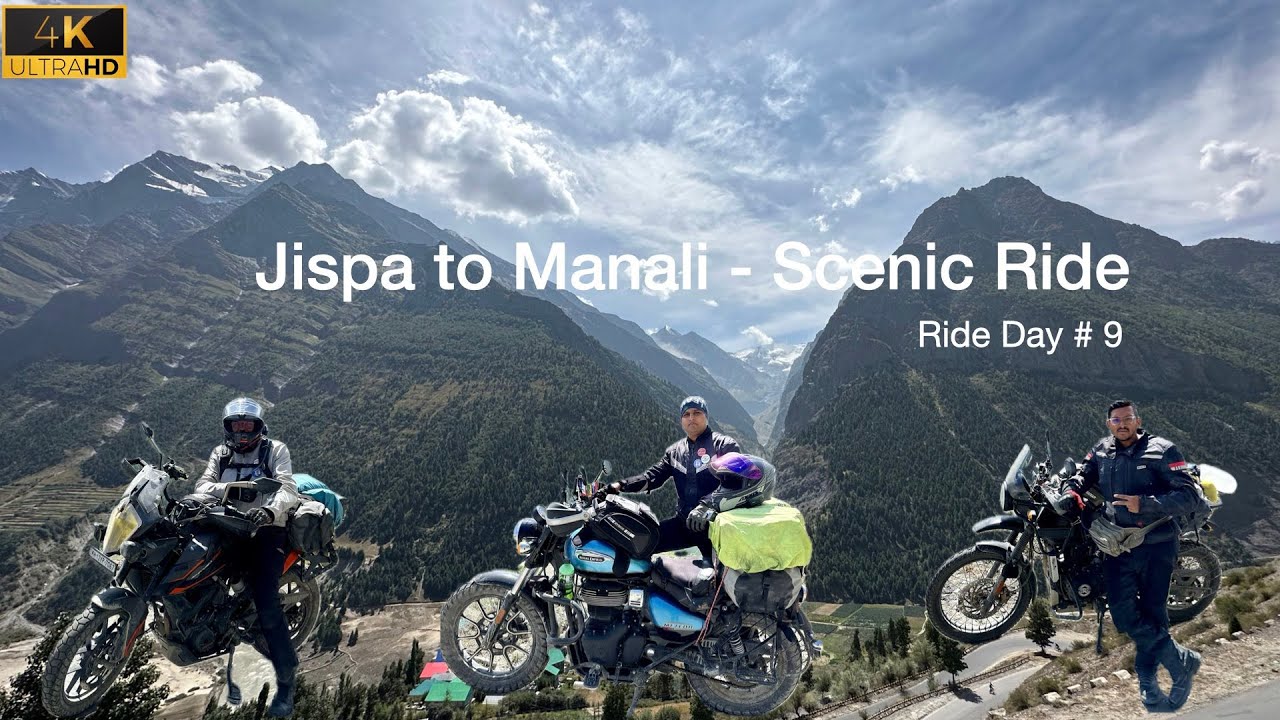 Umling La Ride 2023 , Jispa to Manali in | 4K Resolution . Most Scenic ...