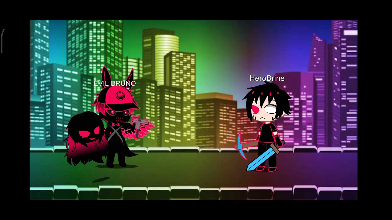 Evil Bruno vs Herobrine Día 3 - YouTube