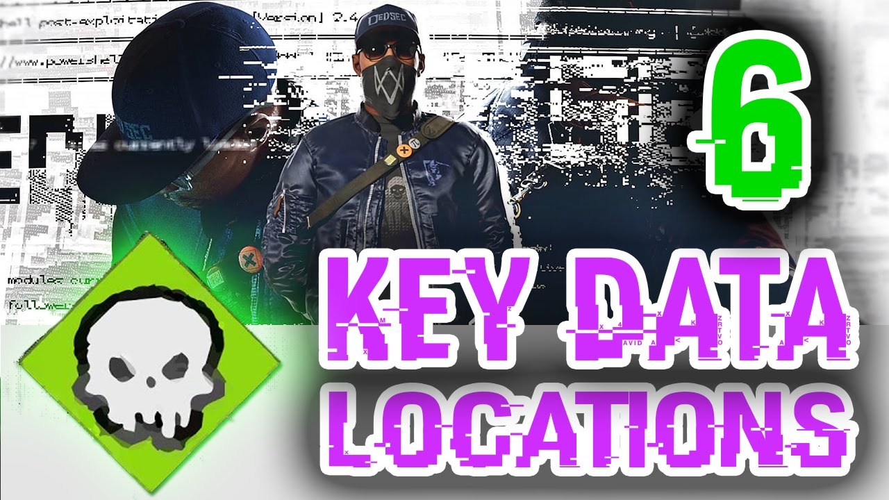 Watch Dogs 2 All Key Data Locations Part 6 - YouTube