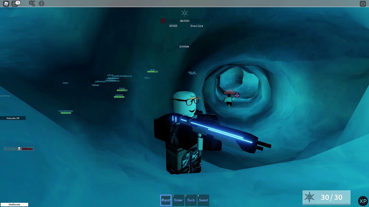 [Snow Core] Fort Snow defense against Noble Blade - YouTube