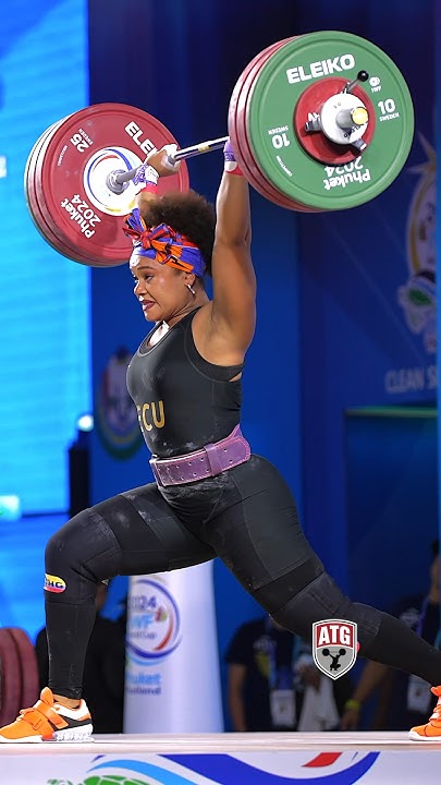 Neisi Dajomes (81kg Ecuador 🇪🇨) 146kg / 322lbs #weightlifting #slowmotion - YouTube