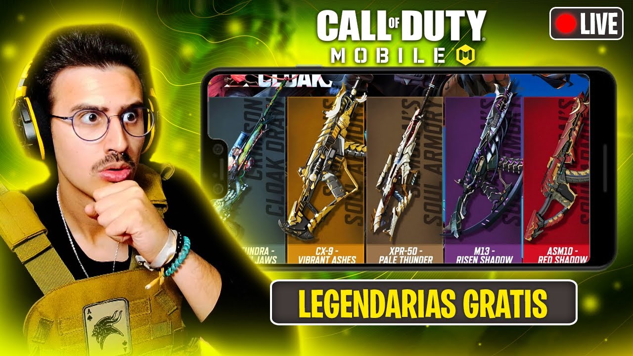 🔴 ABRIENDO LEGENDARIAS GRATIS en COD MOBILE | NUEVA SERIE SAMURAI 🔴 ...