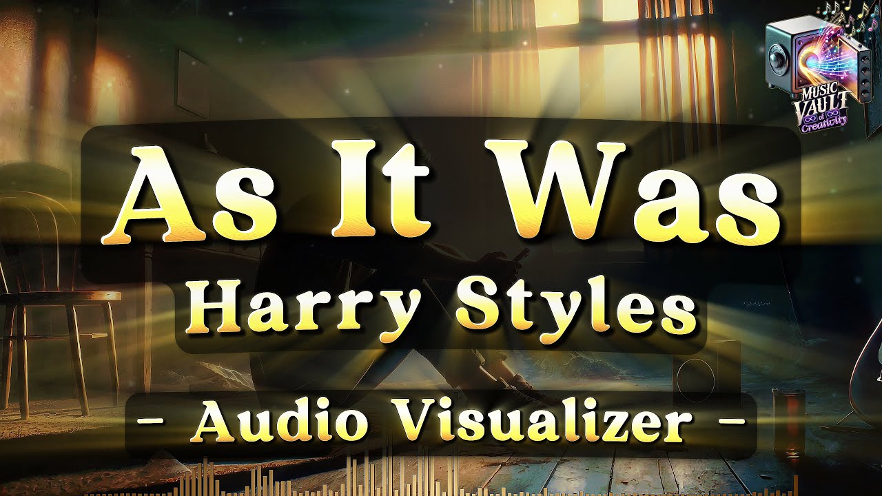 4K Harry Styles - As It Was (Lyrics) (Audio Visualizer) (Animated ...