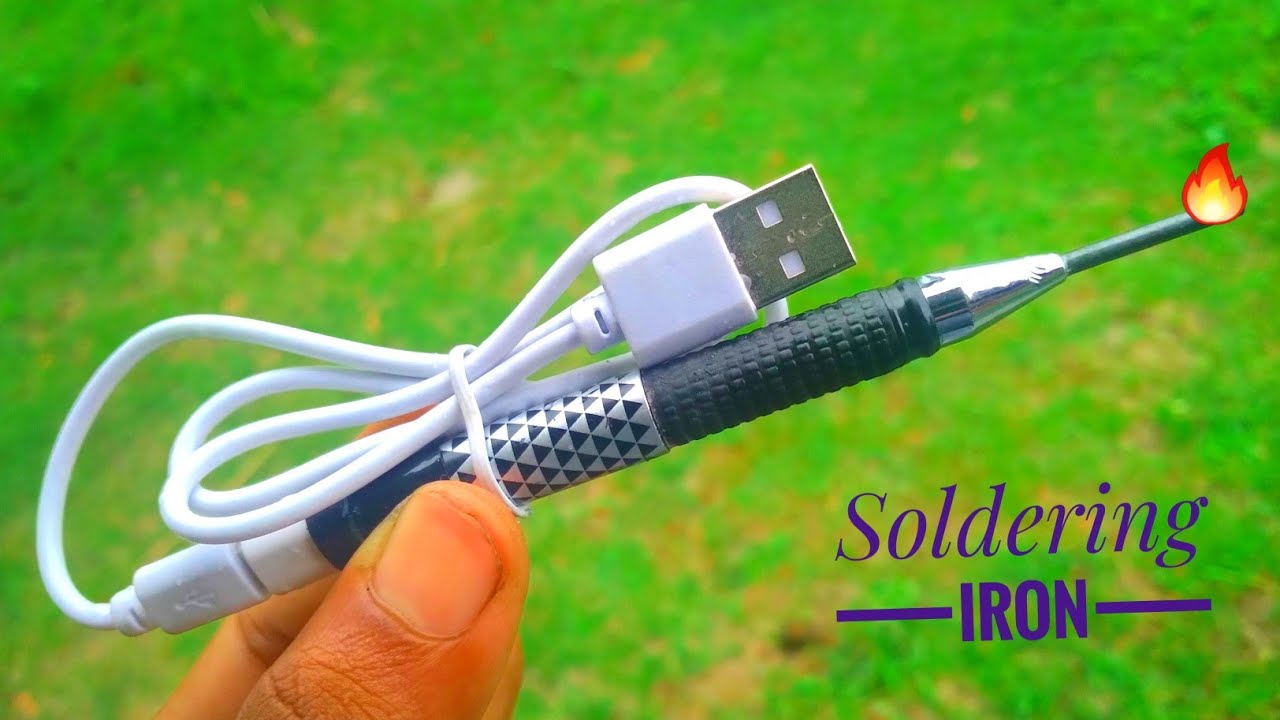 How to make Soldering iron at home using Pencil \ soldering iron ...