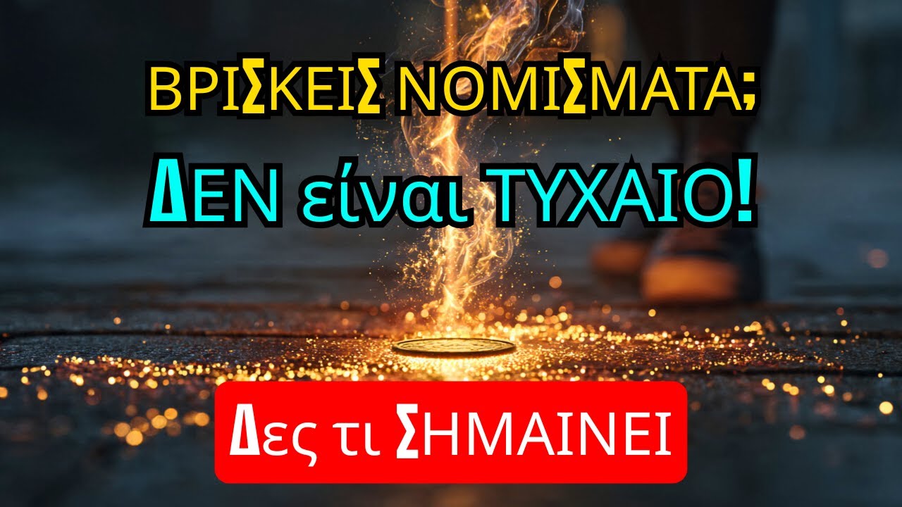 ΒΡΙΣΚΕΤΕ ΝΟΜΙΣΜΑΤΑ στο ΔΡΟΜΟ; ΔΕΙΤΕ τι ΣΗΜΑΙΝΕΙ - YouTube