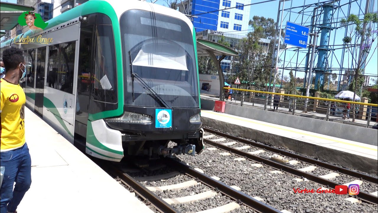 OMG! A NIGERIAN'S FIRST TIME EVER ON A TRAM IN ADDIS ABABA 🇪🇹 - YouTube